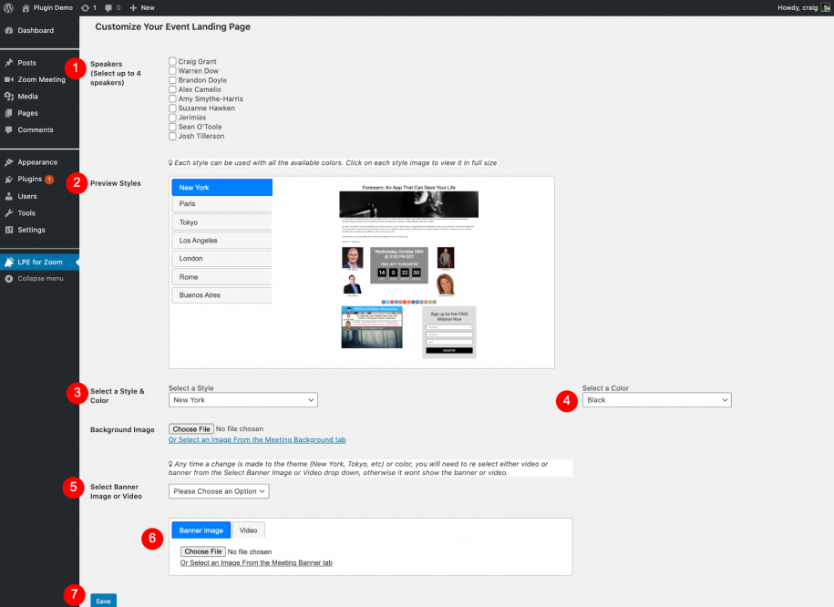 Customize a Zoom Meeting – Custom Zoom Pages